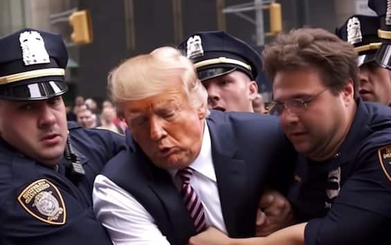 Arresto Trump, le foto deepfake create con l'intelligenza artificiale ...