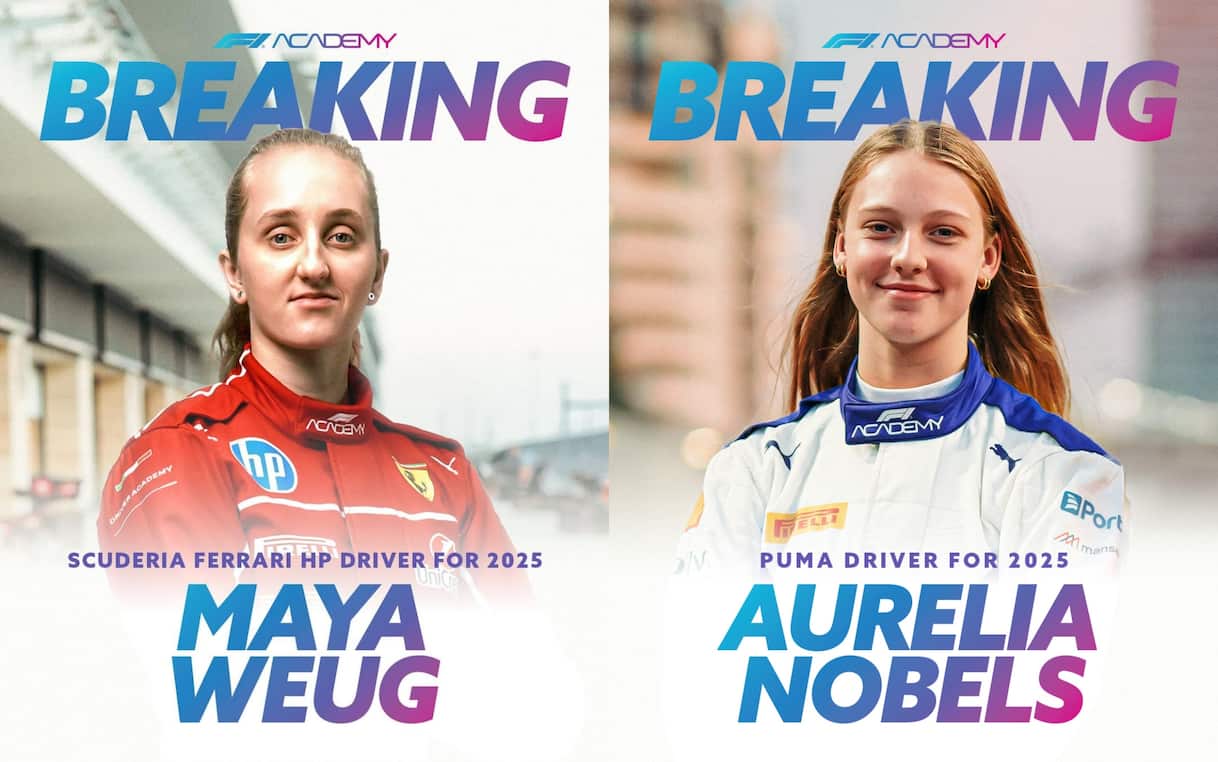 F1 Academy 2025, confermate Maya Weug e Aurelia Nobels della Ferrari ...