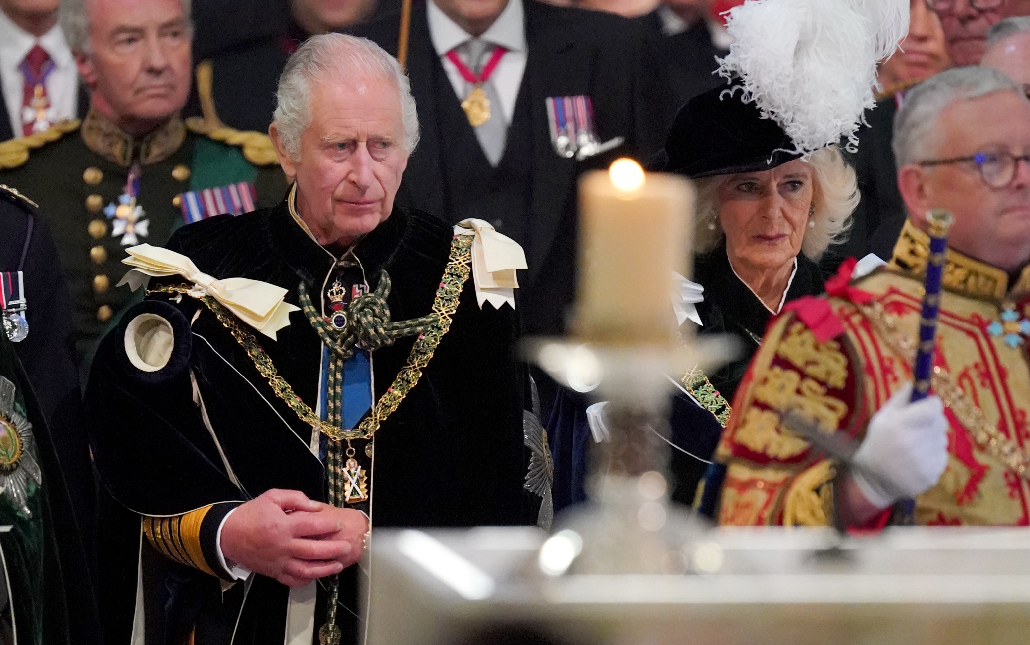 Incoronazione Re Carlo III e Camilla in Scozia, William e Kate presenti alla cerimonia | Sky TG24