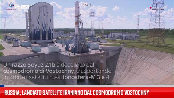 Russia, lanciato satellite iraniano dal cosmodromo Vostochny | Video ...