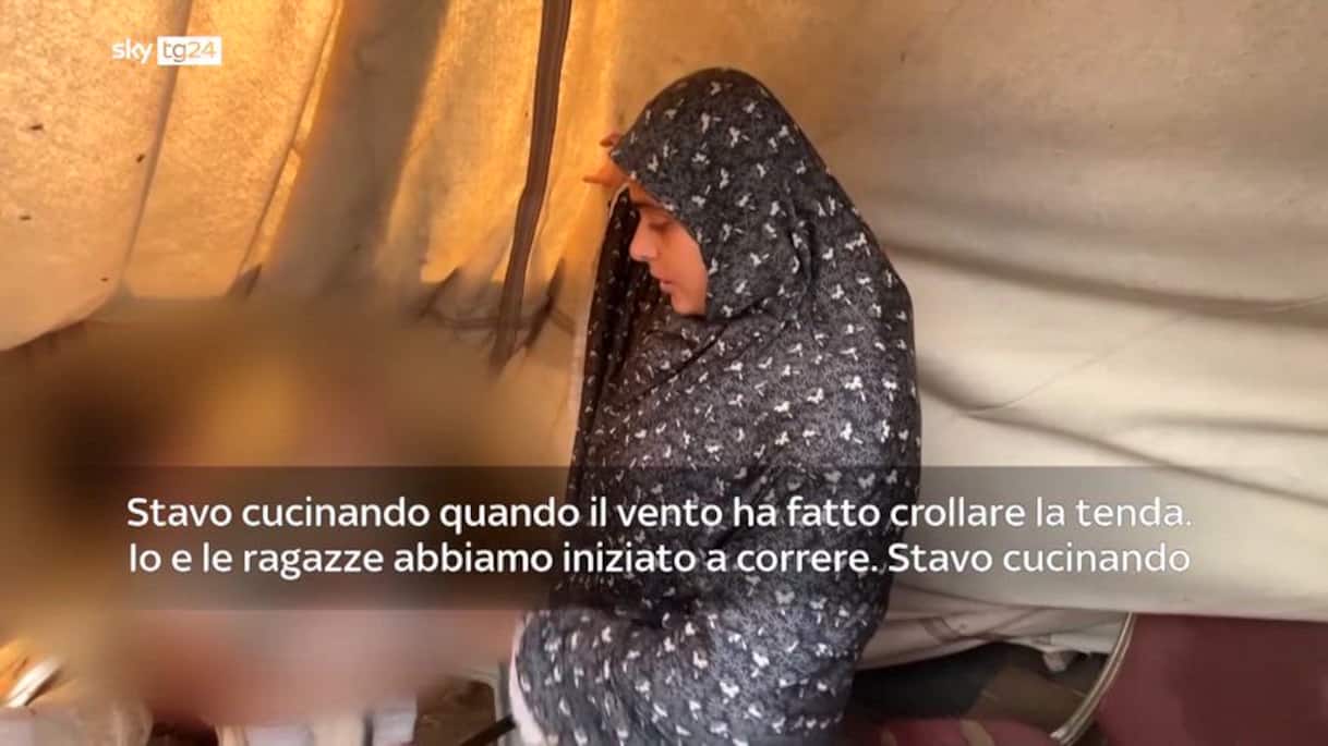 Maltempo Gaza, tende distrutte dalle piogge e popolazione al freddo ...