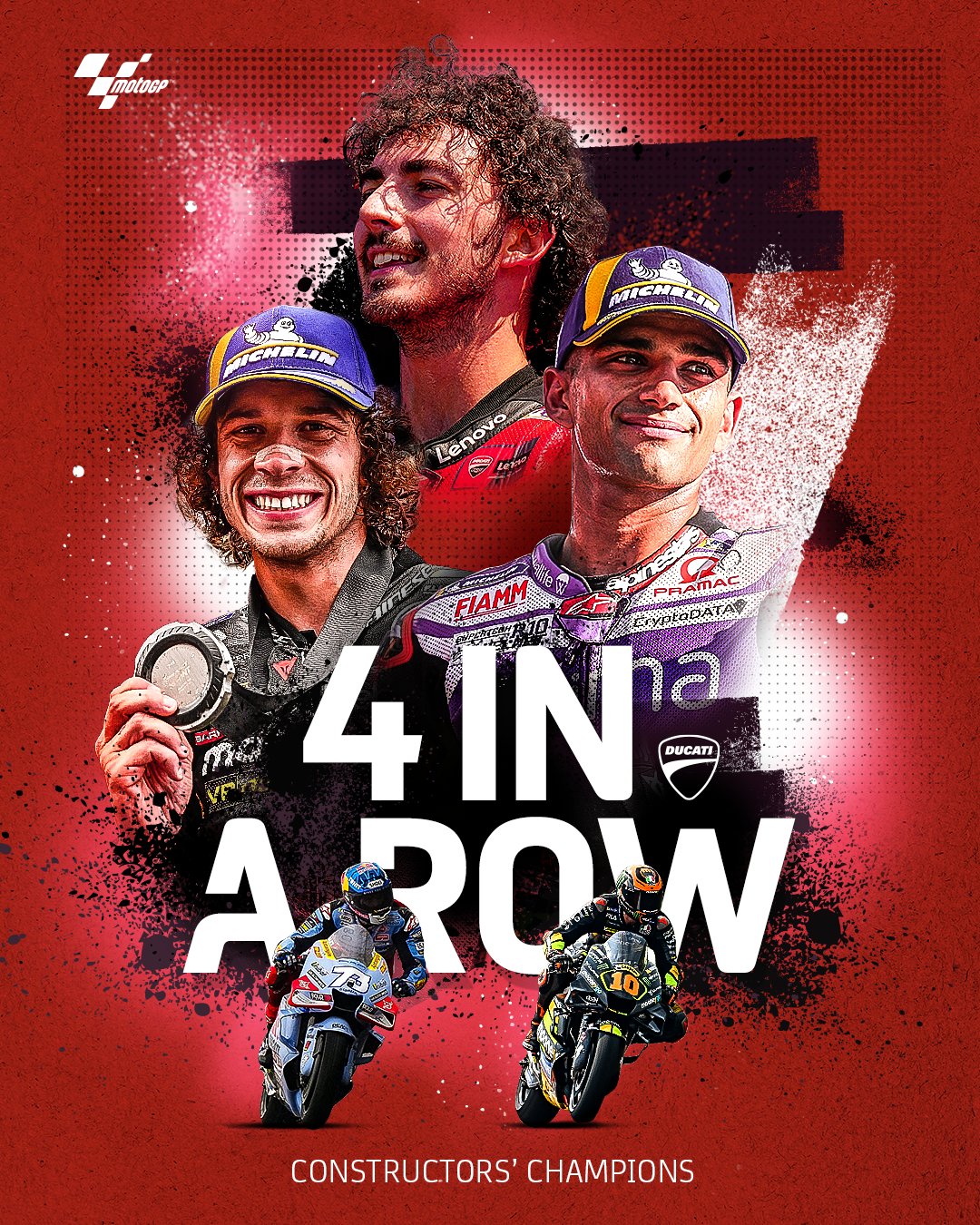 MotoGP, le classifiche del Mondiale costruttori 2023: Ducati campione ...