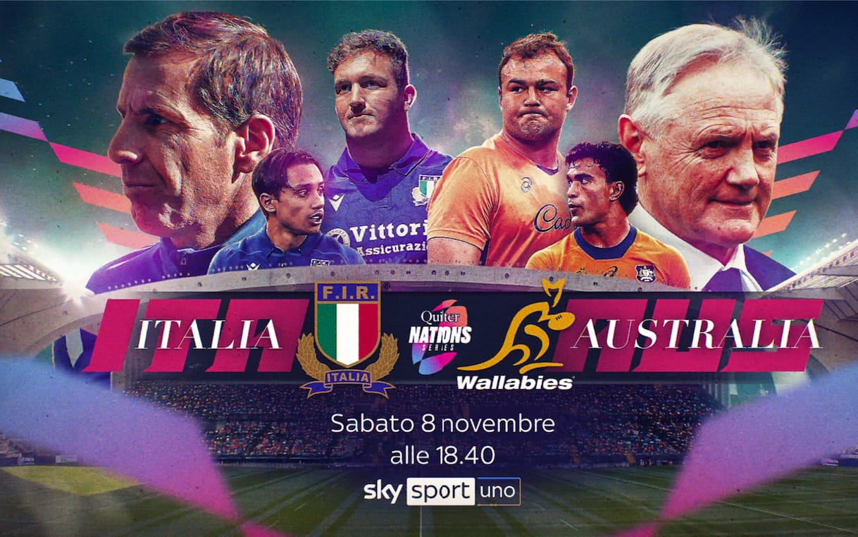 Rugby, Quilter Nations Series: Italia Australia e le altre gare su Sky ...