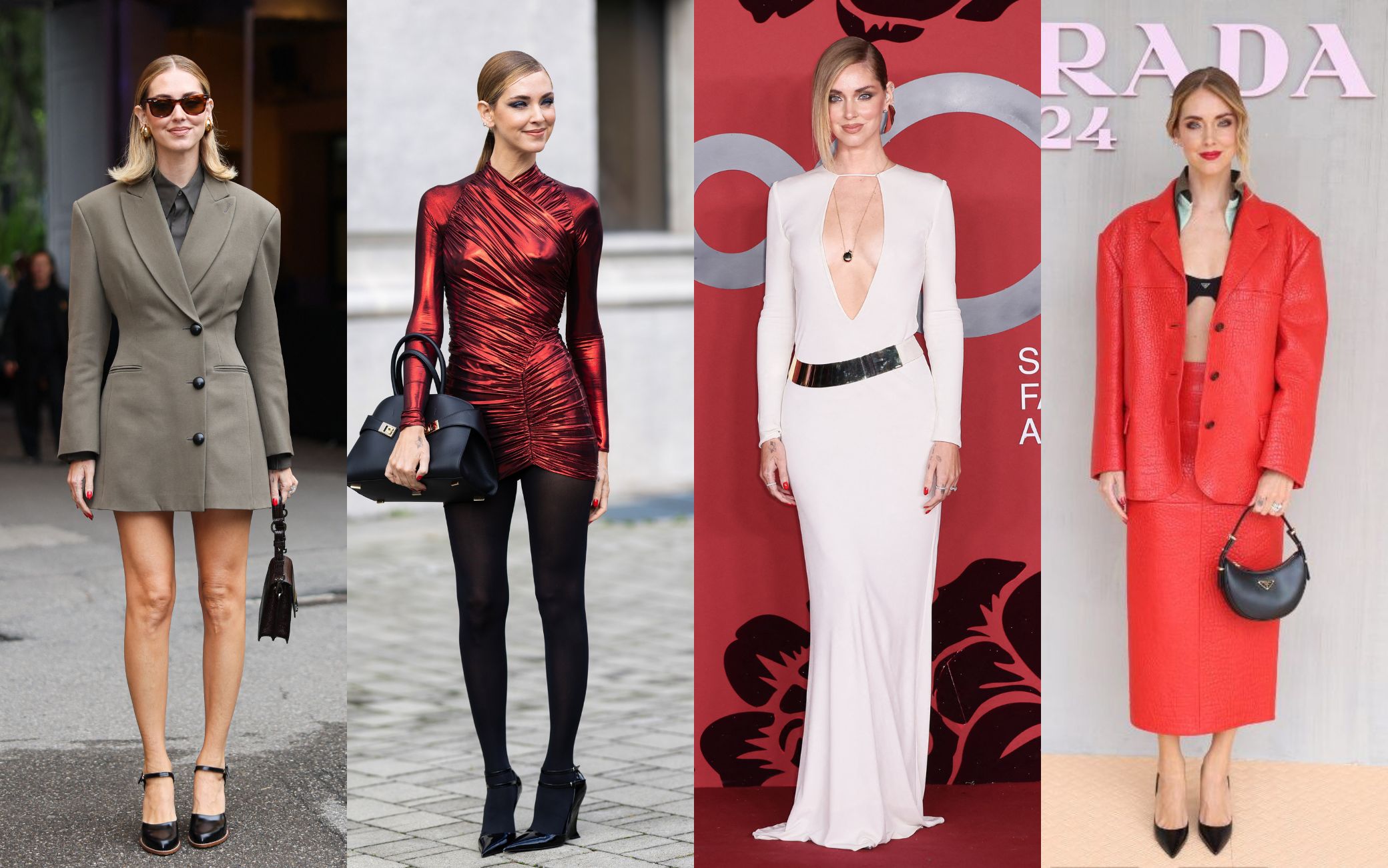 Chiara Ferragni, i look per le sfilate della Milano Fashion Week. FOTO