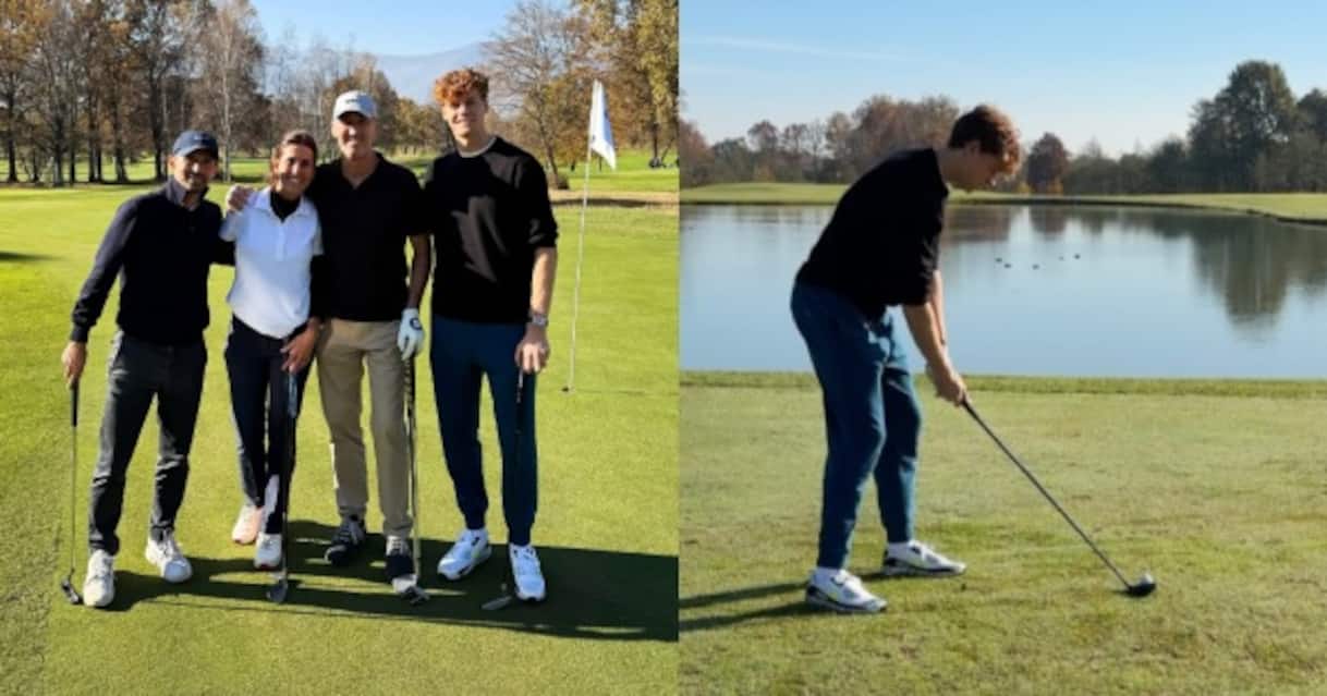 Sinner, partita a golf prima delle Atp Finals. FOTO e VIDEO | Sky Sport