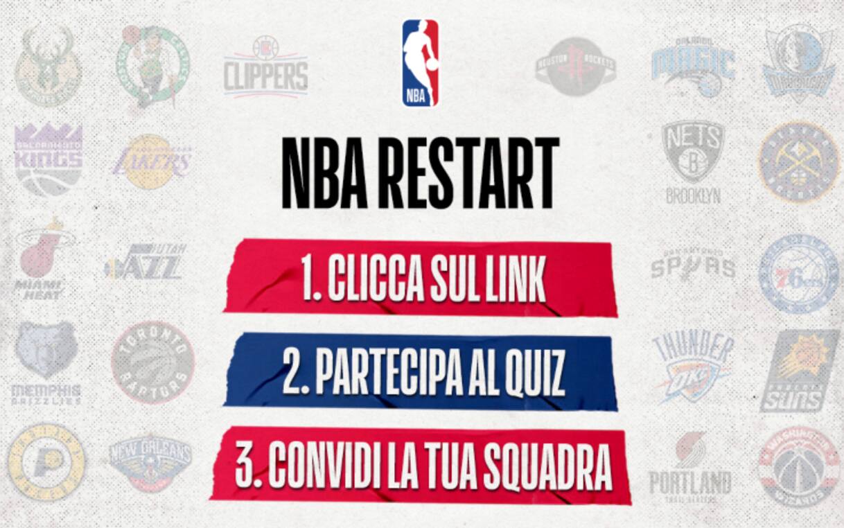 NBA Restart: gioca con noi e partecipa al quiz, scopri la tua squadra ...