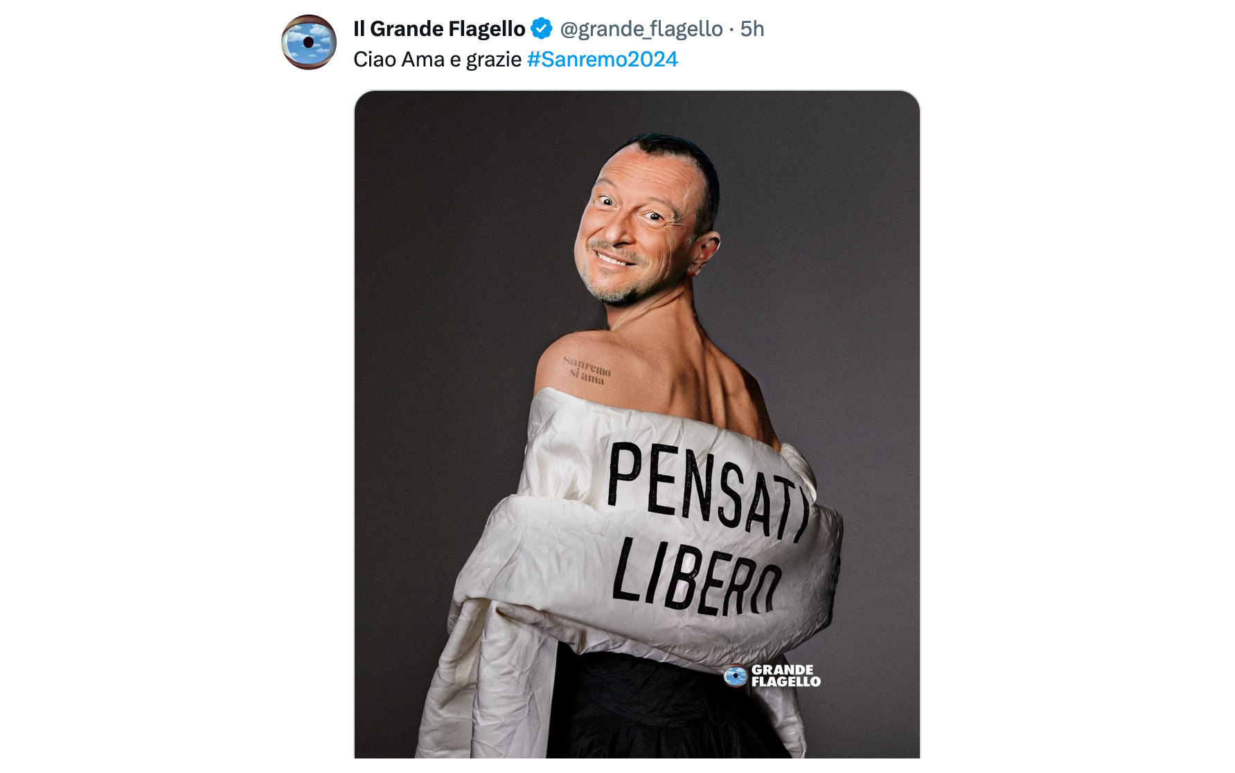 Sanremo 2024, i meme più divertenti sulla finale del Festival. FOTO ...