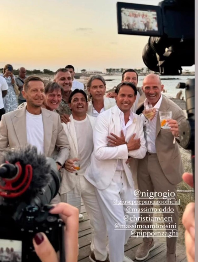 Pippo Inzaghi sposa Angela Robusti a Formentera: i vip al matrimonio ...