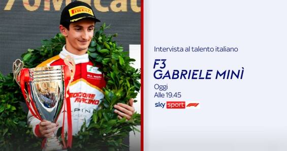 Formula 3, l'intervista di Gabriele Minì a Sky: 'Voglio vincere il ...