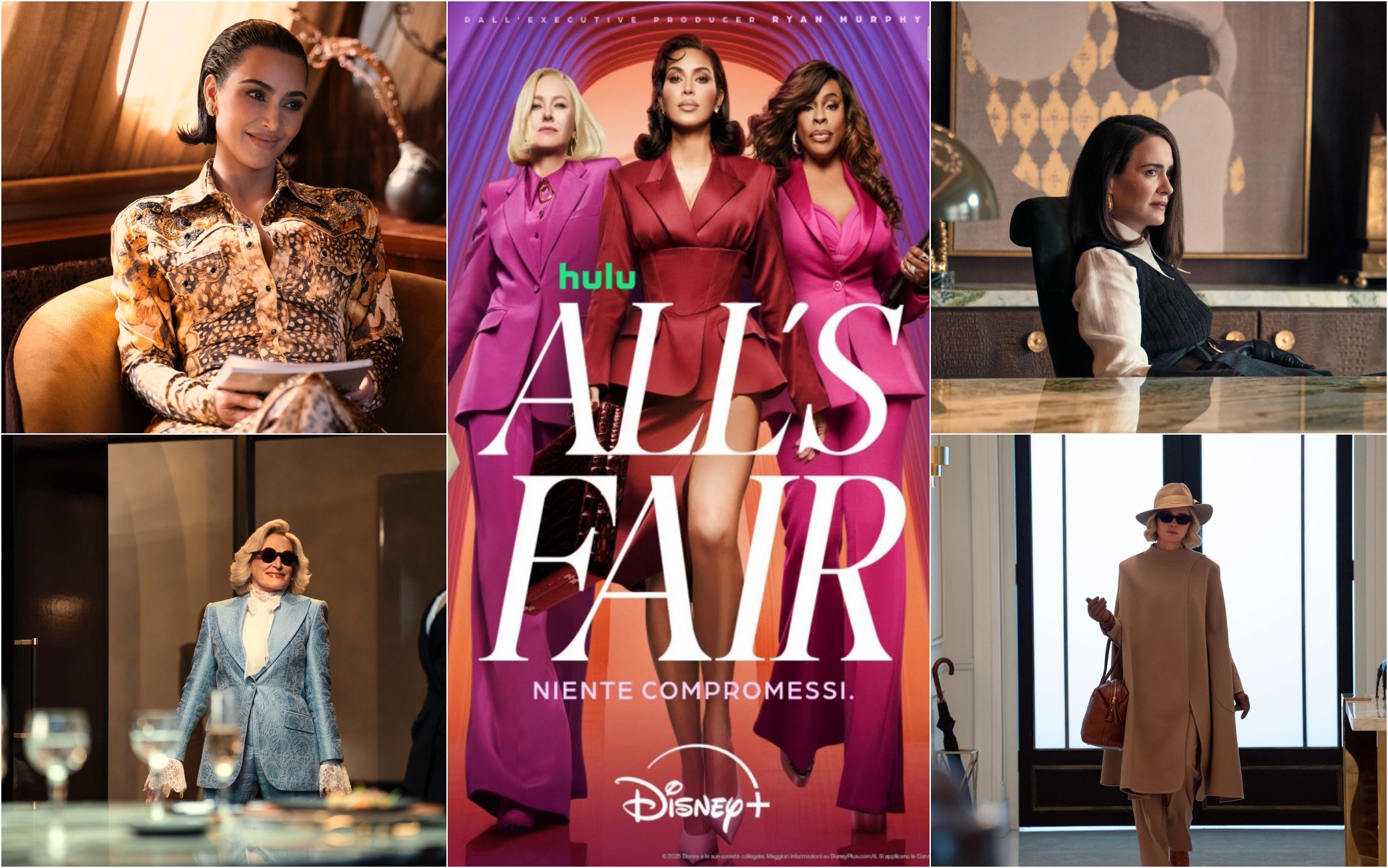 'All's Fair', il cast della serie con Kim Kardashian e Glenn Close ...