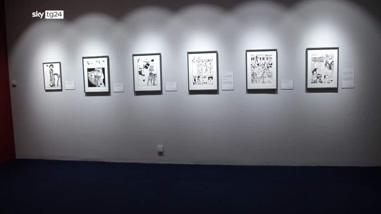 Guido Crepax e la sua Valentina in mostra a Brescia | Video Sky TG24
