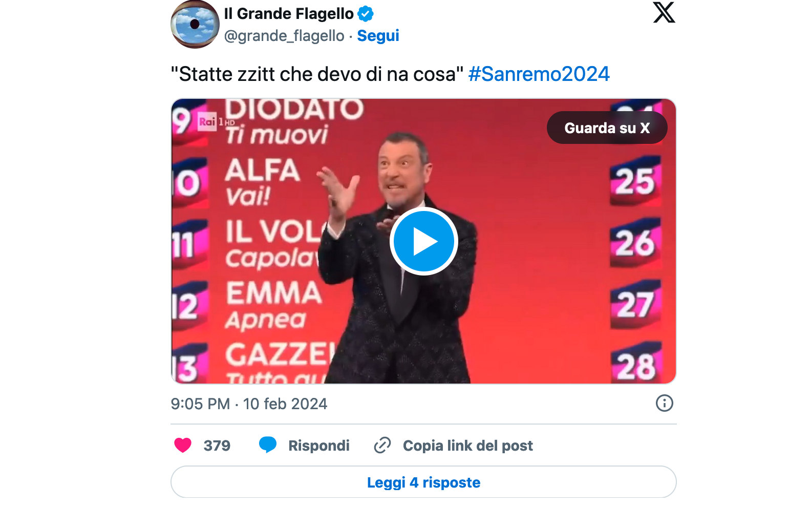 Sanremo 2024, i meme più divertenti sulla finale del Festival. FOTO ...