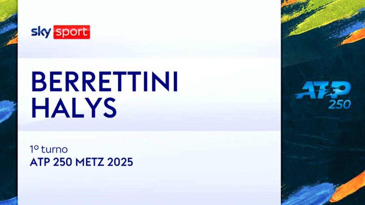 VIDEO. Berrettini-Halys: highlights Atp Metz