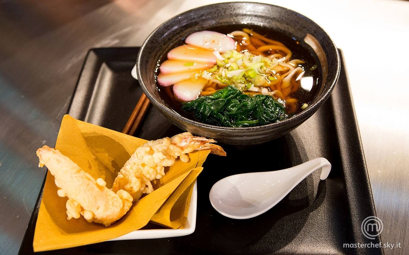 Masterchef: Tempura udon noodles soup di Gloria | Sky