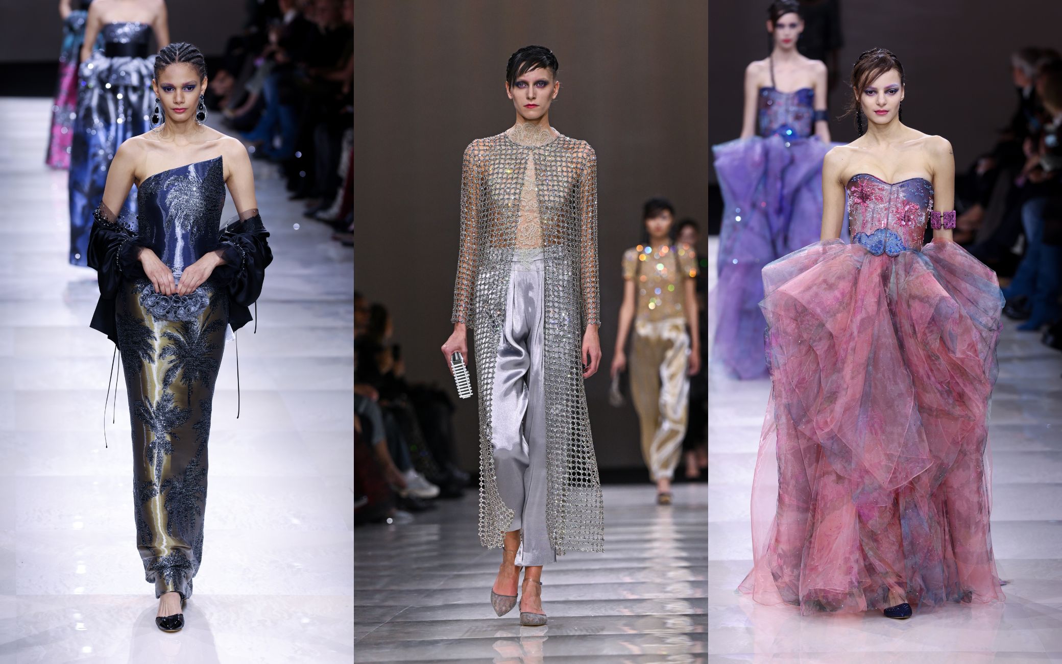 Alta Moda a Parigi, la sfilata di Armani Privé Spring/Summer 2024