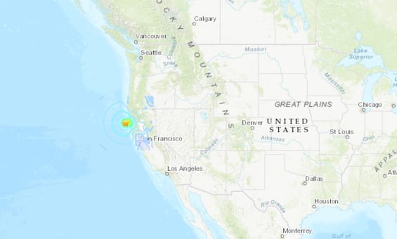 Terremoto California oggi, scossa di magnitudo 6.2 davanti alla costa ...