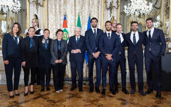 Tennis, nazionale italiana da Mattarella al Quirinale: 'Siete un riferimento' | Sky Sport