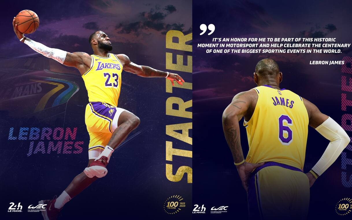 LeBron James, il giocatore dei Lakers darà il via alla 24 ore di Le ...
