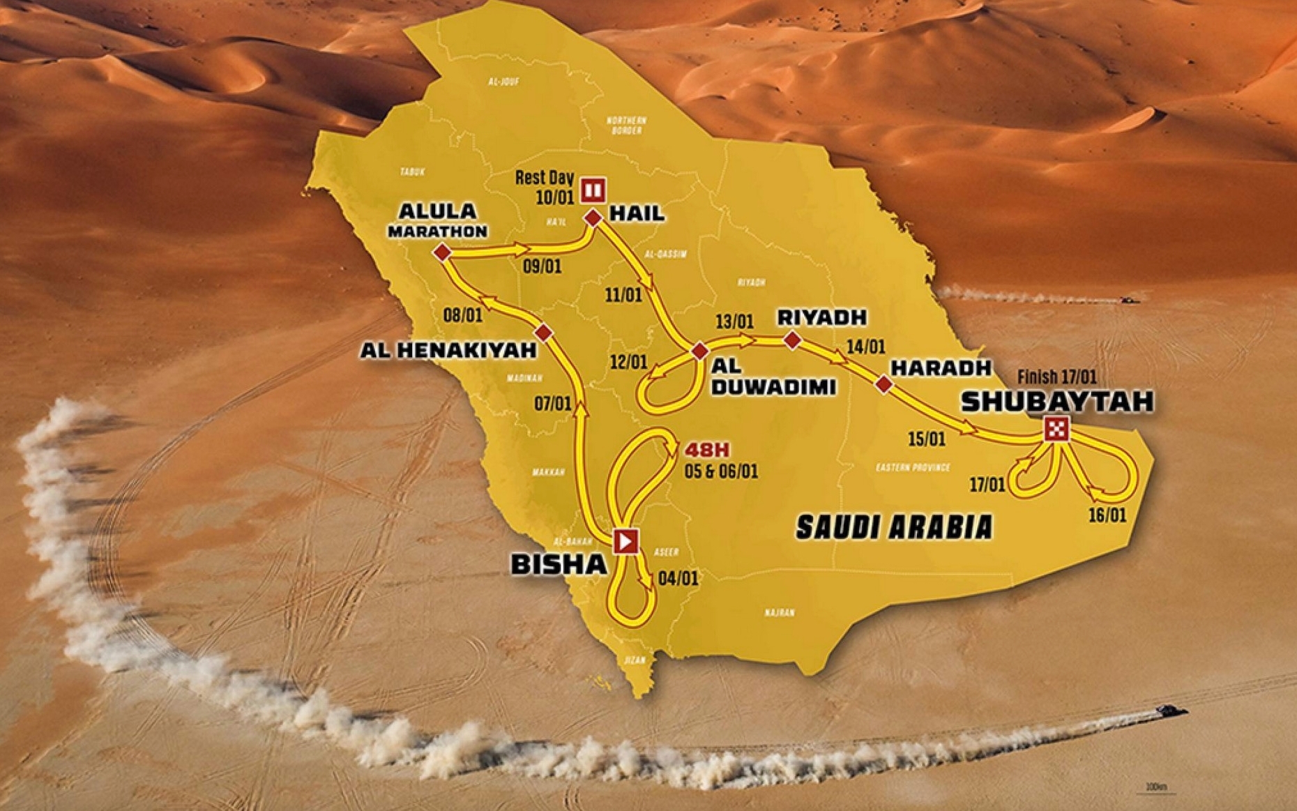 Dakar 2025, percorso e tappe del rally in Arabia Saudita | Sky TG24