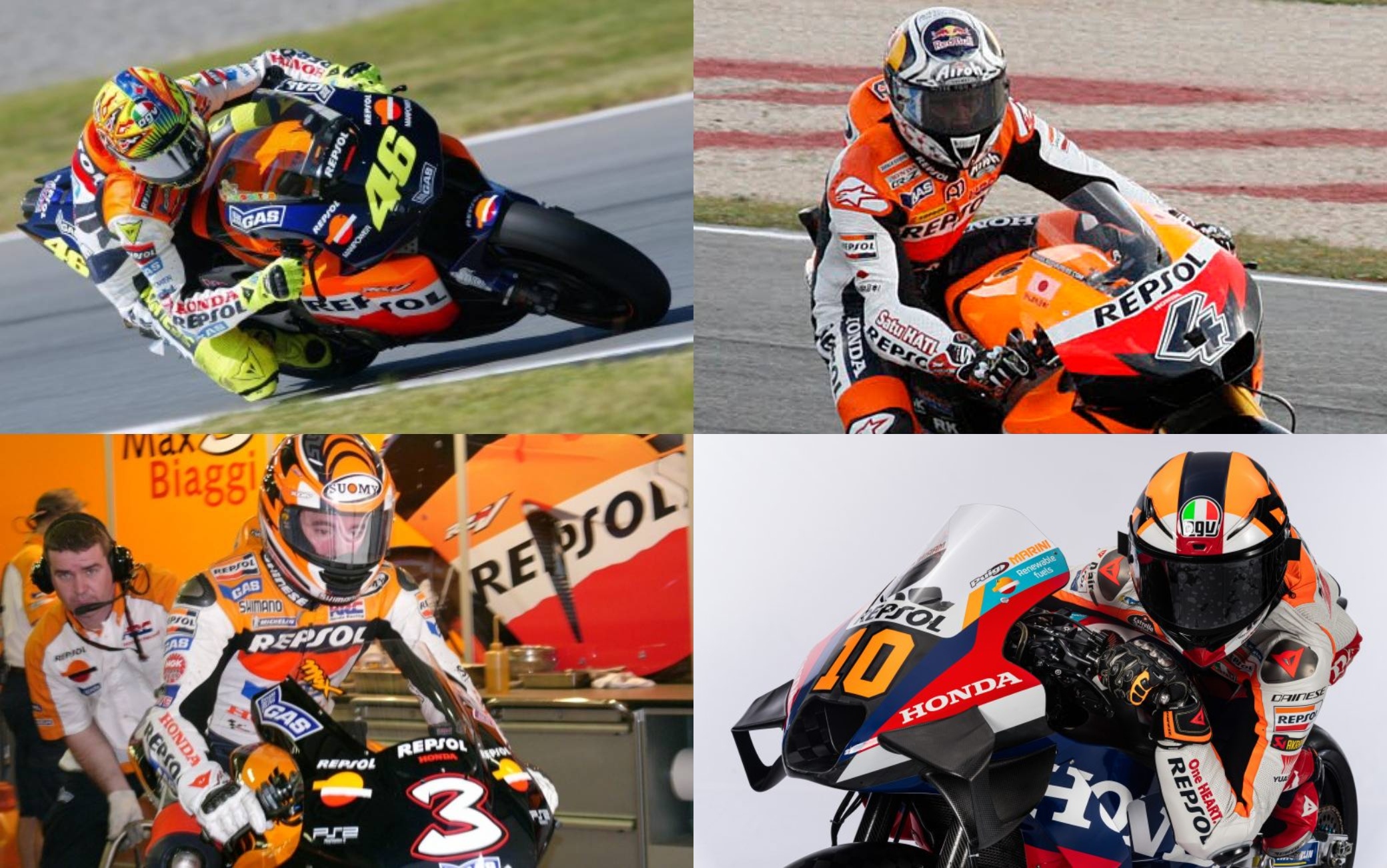 MotoGP, Marini e tutti i piloti italiani nella storia della Honda ...