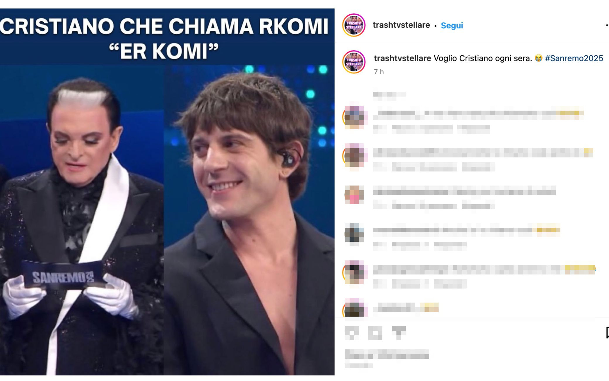 Sanremo 2025, i meme più divertenti sulla seconda serata del Festival ...