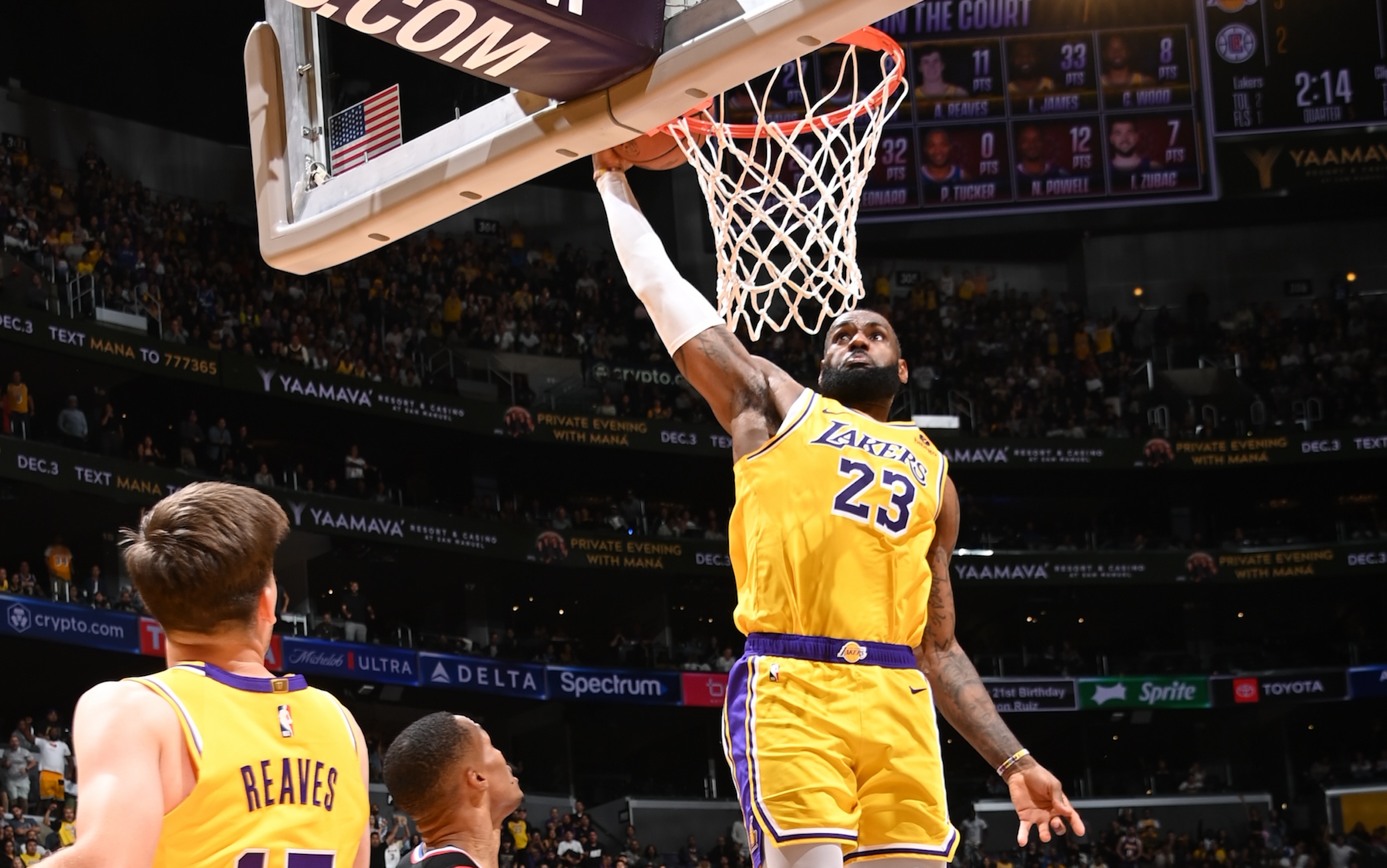 NBA, LeBron James show nel derby di L.A.: le sue migliori giocate ...