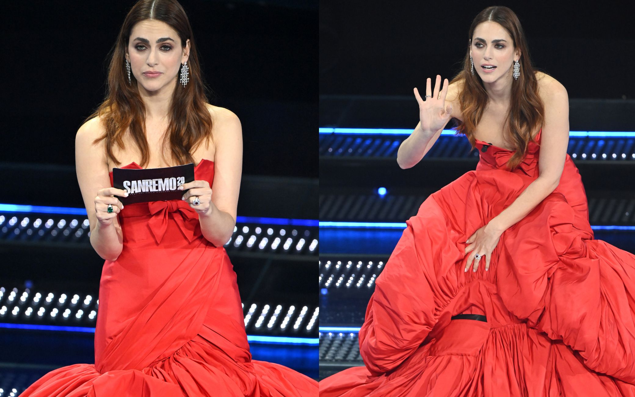 Look Miriam Leone, tutti i vestiti indossati alla terza serata di Sanremo 2025 | Sky TG24