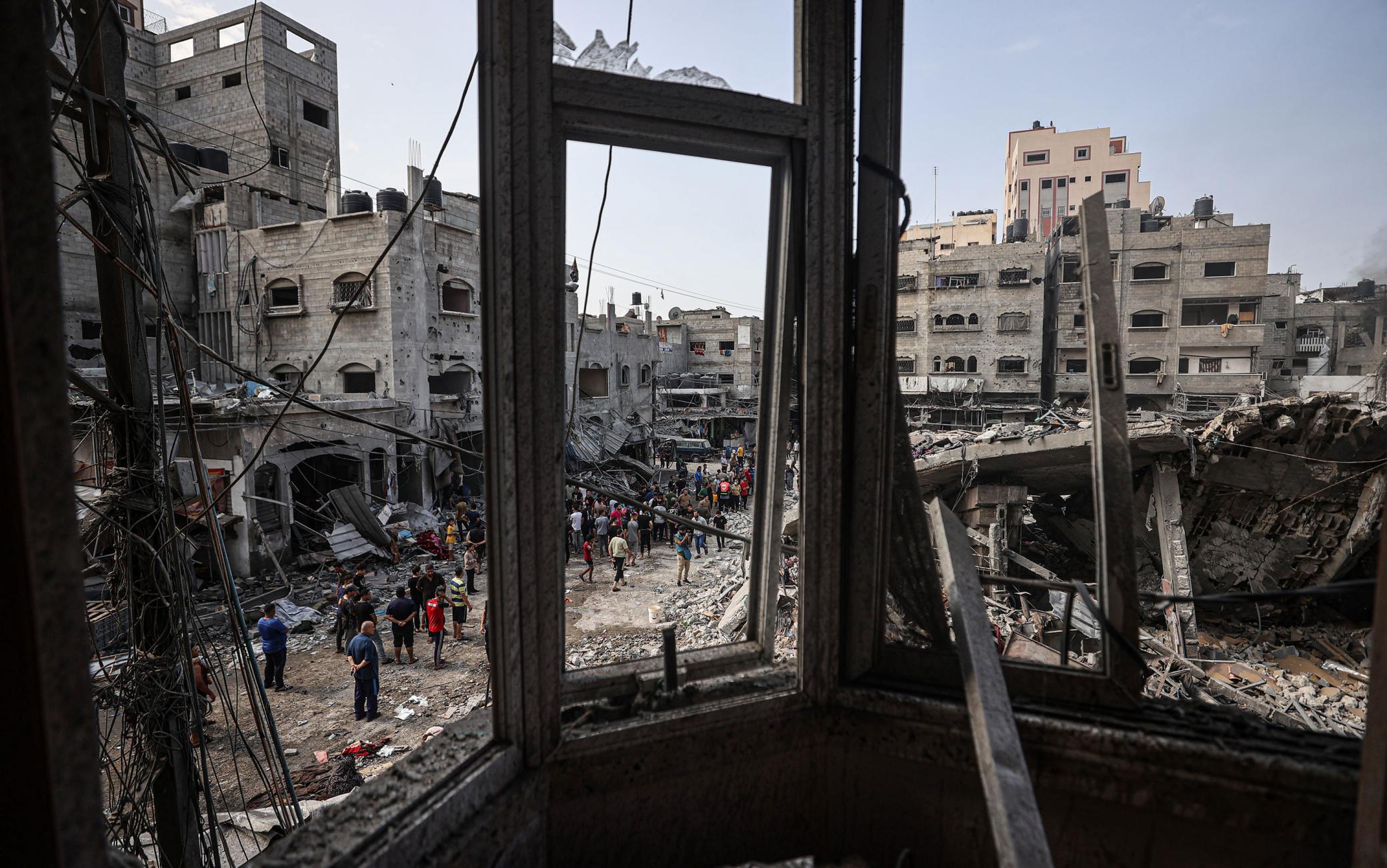 Guerra Israele-Hamas, la distruzione a Gaza tra palazzi crollati e strade devastate. FOTO | Sky TG24