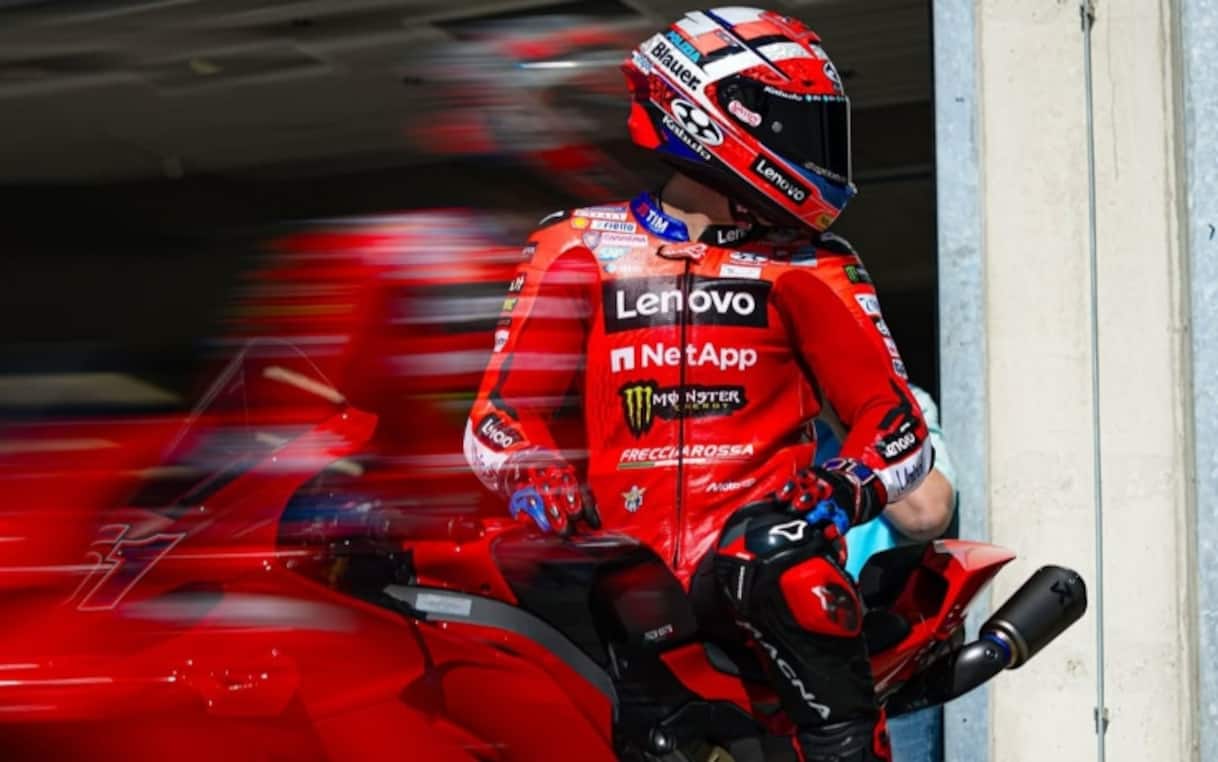 Test Ducati su Panigale V4 S al Balaton Park: Marquez e Bagnaia in ...