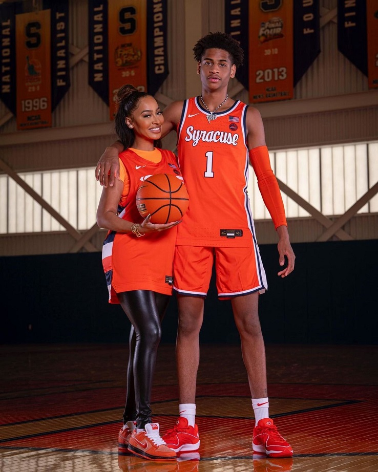 NBA, Kiyan Anthony posa con la maglia dei Syracuse Orange che fu di suo padre, Carmelo. FOTO ...