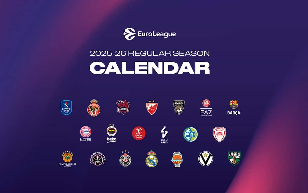 Calendario Eurolega 2025 2026, le partite di Virtus Bologna e Olimpia ...