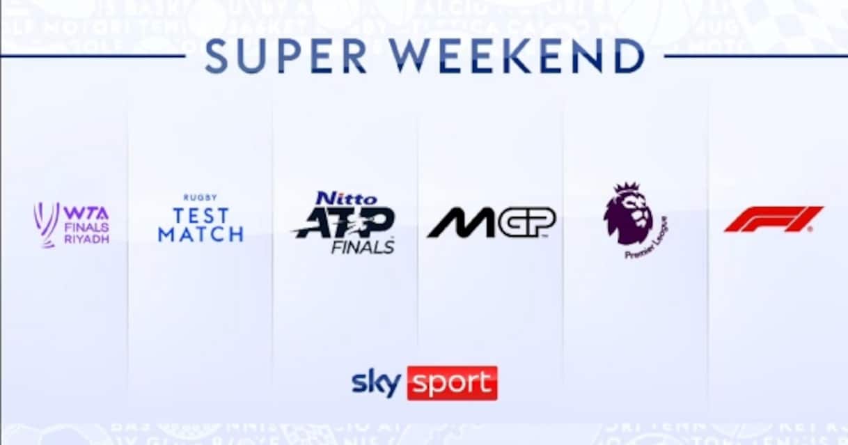 Atp Finals, MotoGP e F1 su Sky e Now: la programmazione dell'8 e 9 ...