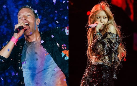 Coldplay, nel concerto in Corea Rosé si è esibita con il gruppo nel ...
