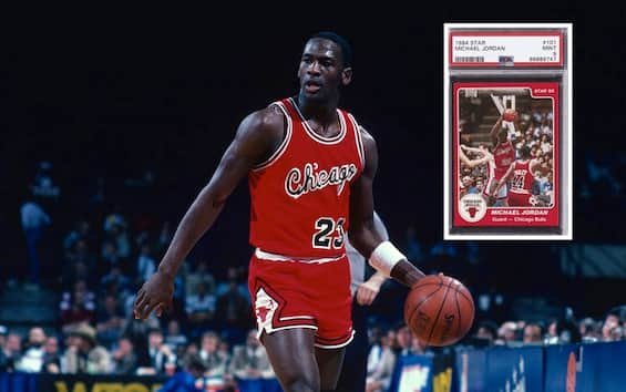 Michael Jordan, la card da rookie della Star venduta per quasi 1 ...