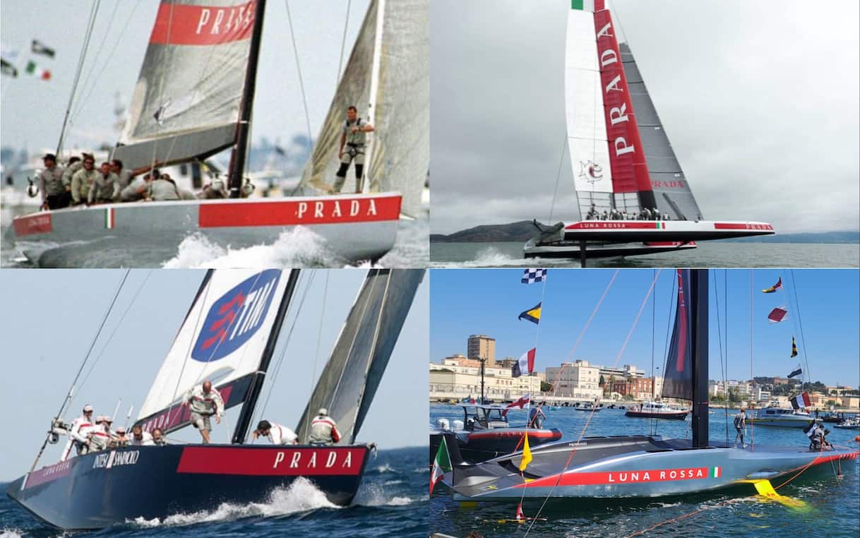 Vela, Luna Rossa, l'evoluzione delle barche in America's Cup dal 2000 a ...
