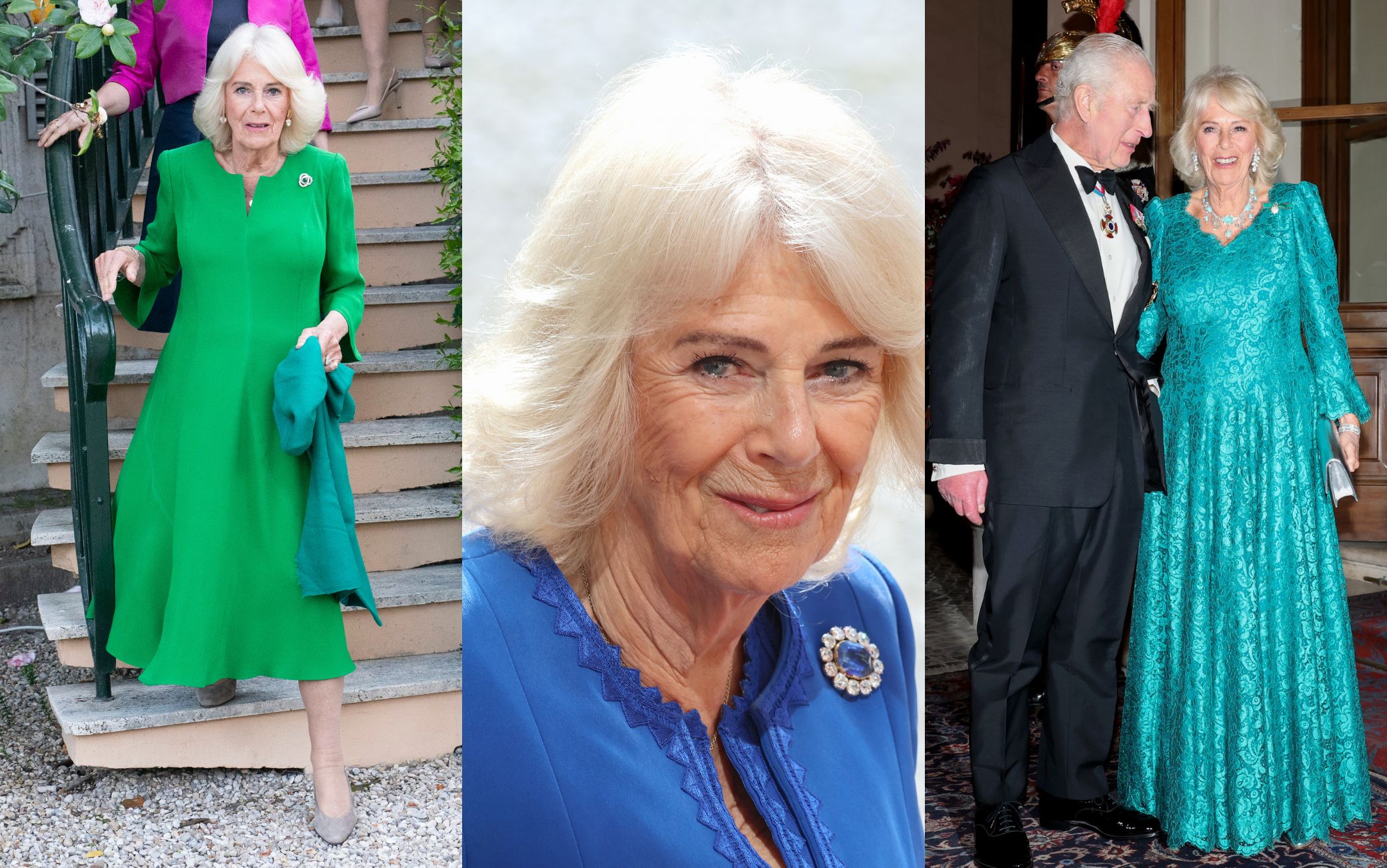 Tutti i look della Regina Camilla in visita in Italia. FOTO | Sky TG24