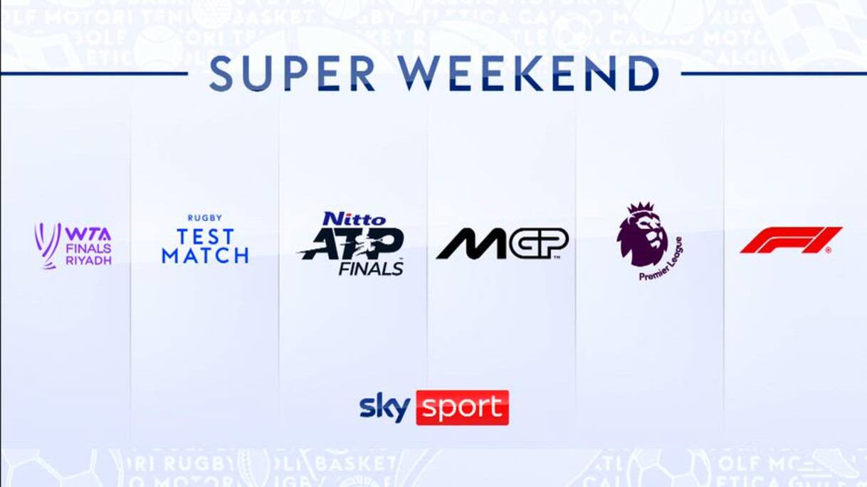 In arrivo un Super Weekend su Sky Sport (8-9 novembre) | Video Sky Sport