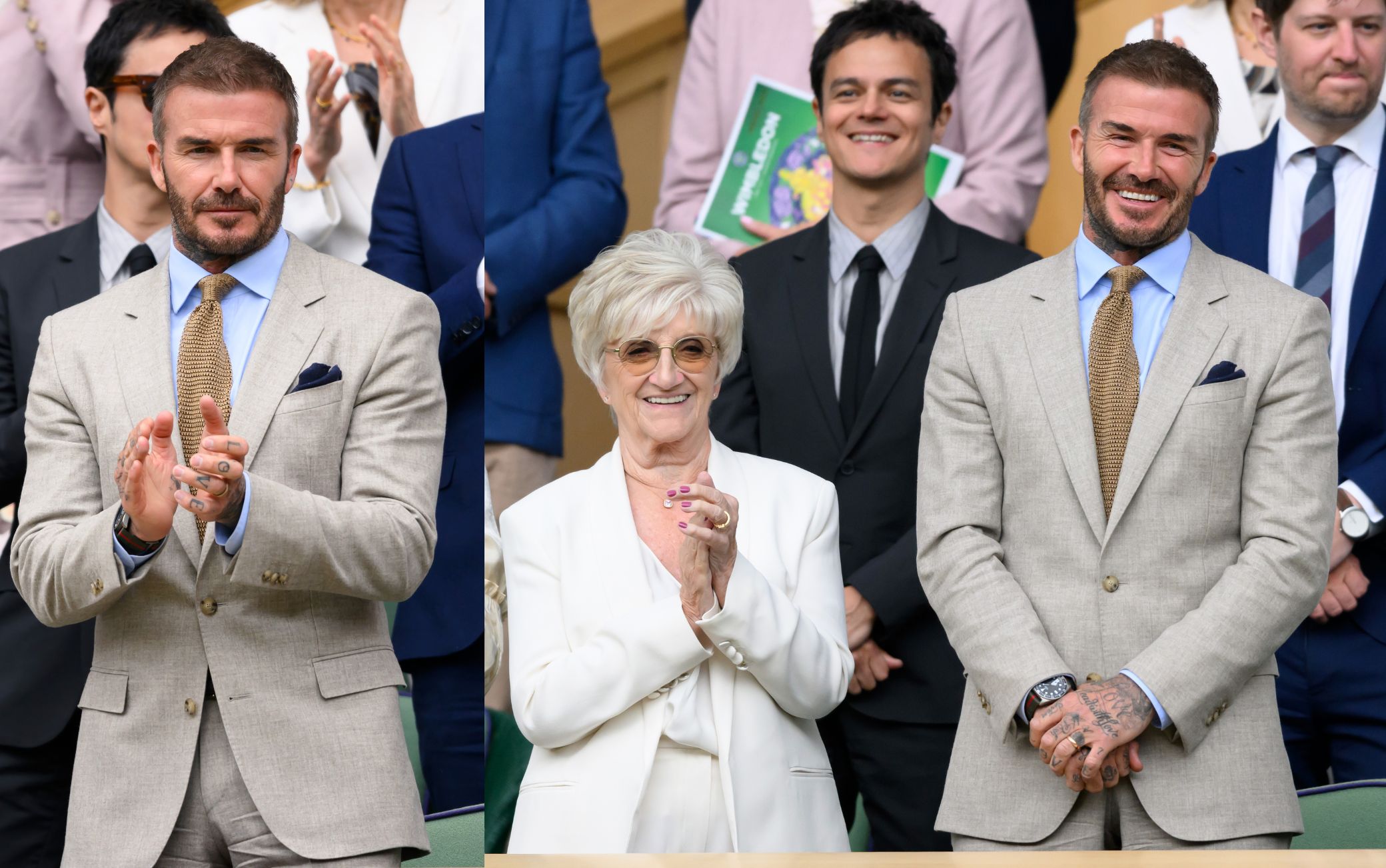 Wimbledon 2024, i look più belli dei vip sugli spalti, da David Beckham ...