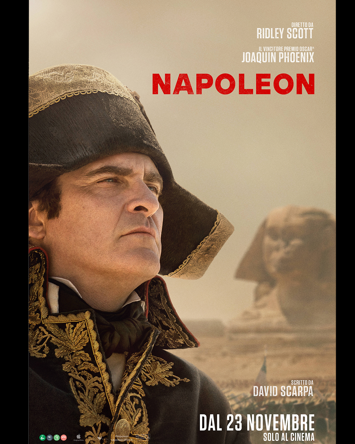 Napoleon, nuovo trailer ufficiale per il film con Joaquin Phoenix