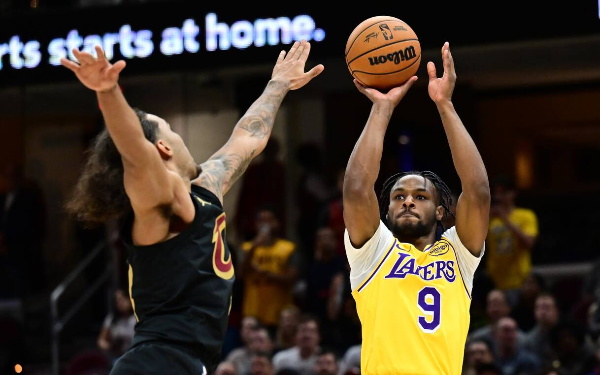 NBA, Bronny James segna il primo canestro della carriera nella sua ...