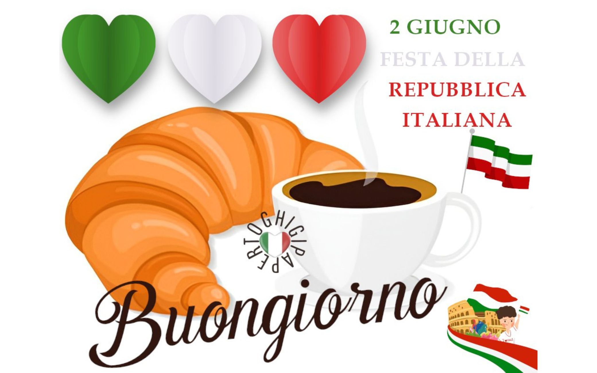 Buongiorno e buon 2 giugno, immagini e frasi d'auguri da inviare | Sky TG24