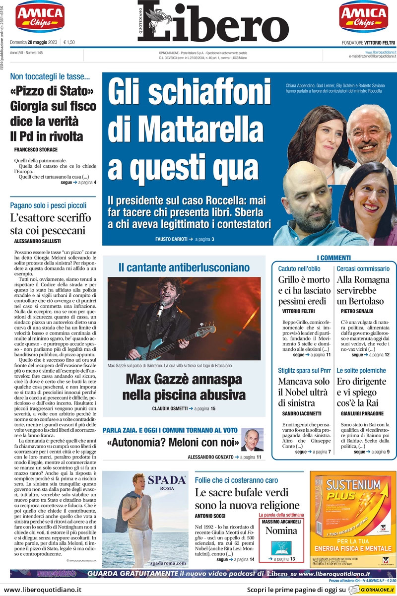Le prime pagine dei quotidiani di oggi 28 maggio: la rassegna stampa ...