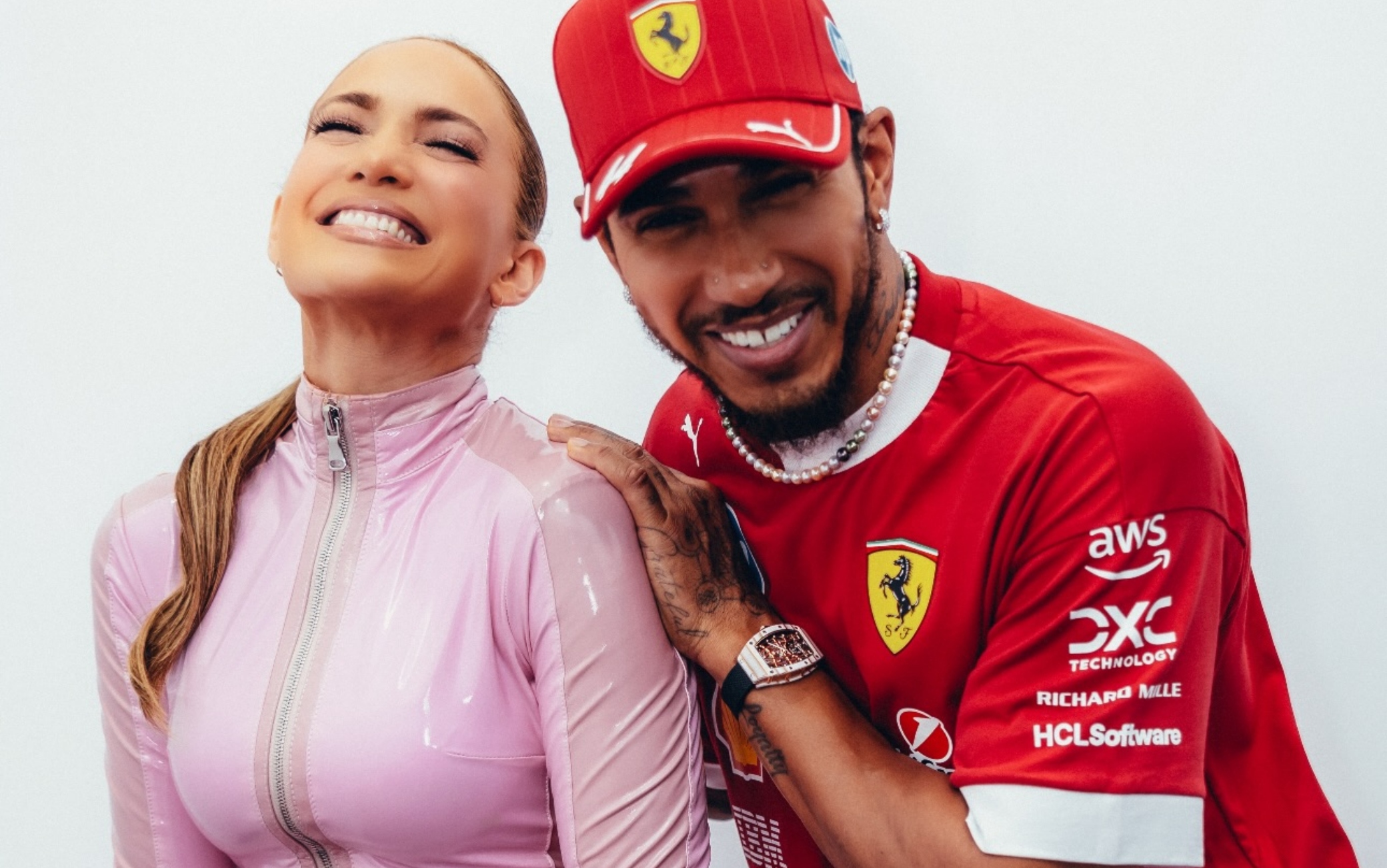 F1, GP Arabia Saudita: Jennifer Lopez al paddock e box Ferrari. Foto ...