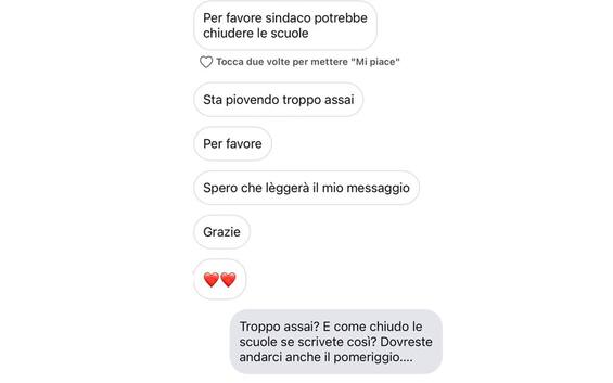 Studente a sindaco: “Piove troppo assai, chiude le scuole?”. “Come ...