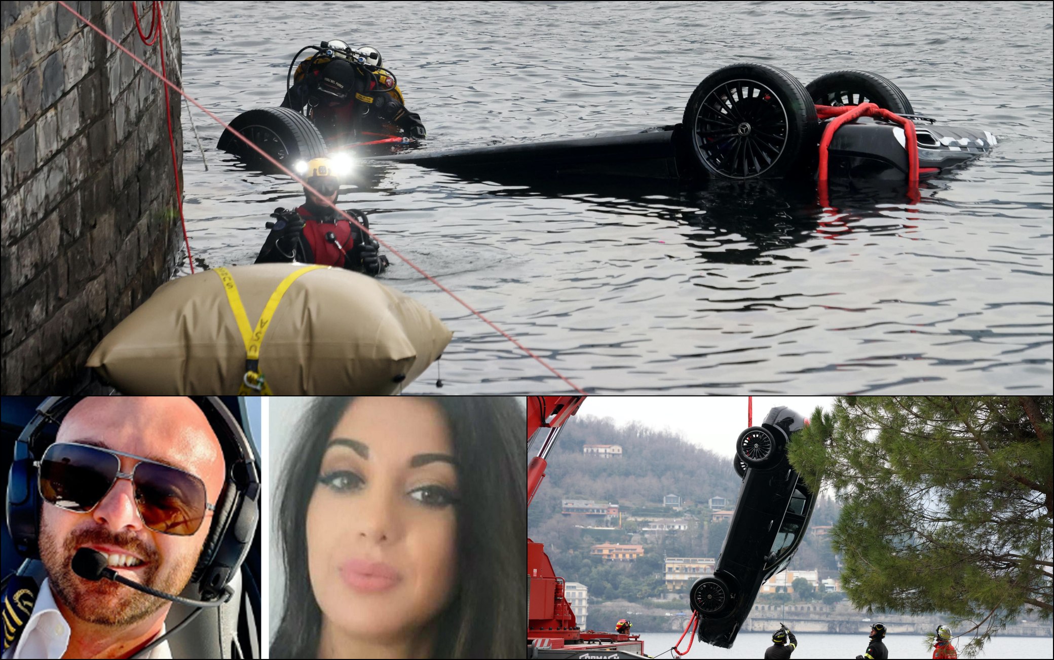 Auto nel lago di Como, due morti annegati: chi erano Morgan Algeri e ...