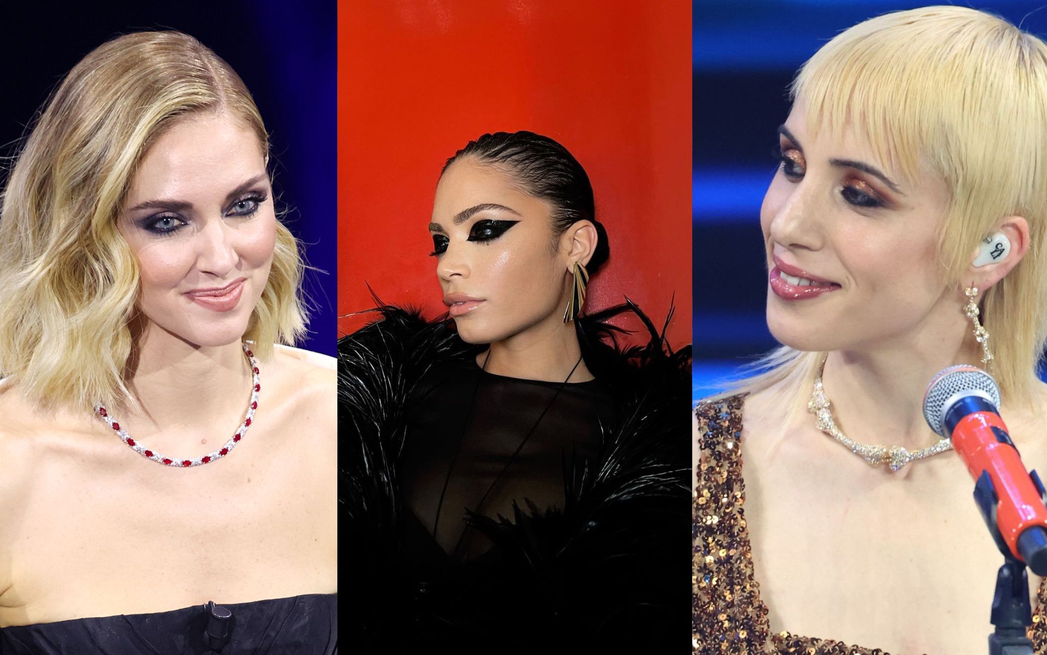 Sanremo 2023, i look make-up più belli da Chiara Ferragni a Elodie ...