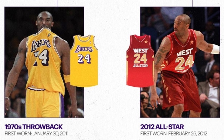 NBA, vent'anni da leggenda: tutte le maglie della carriera di Kobe Bryant | Sky Sport