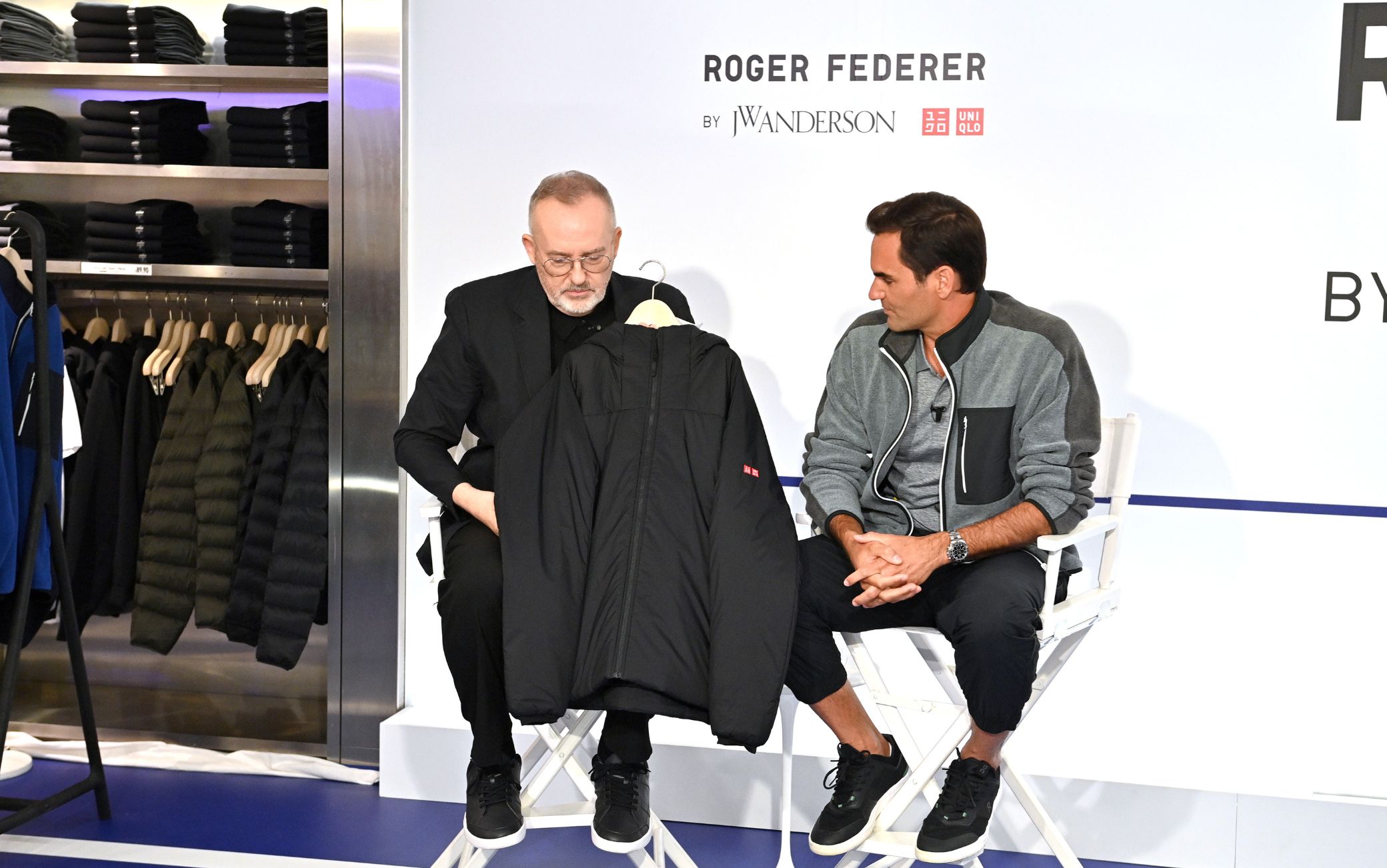 Moda, Roger Federer a New York per la capsule Uniqlo firmata con ...