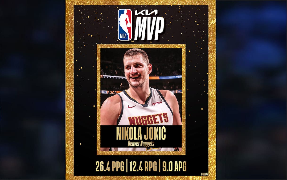 Nikola Jokic dei Denver Nuggets votato MVP NBA per la terza volta in ...