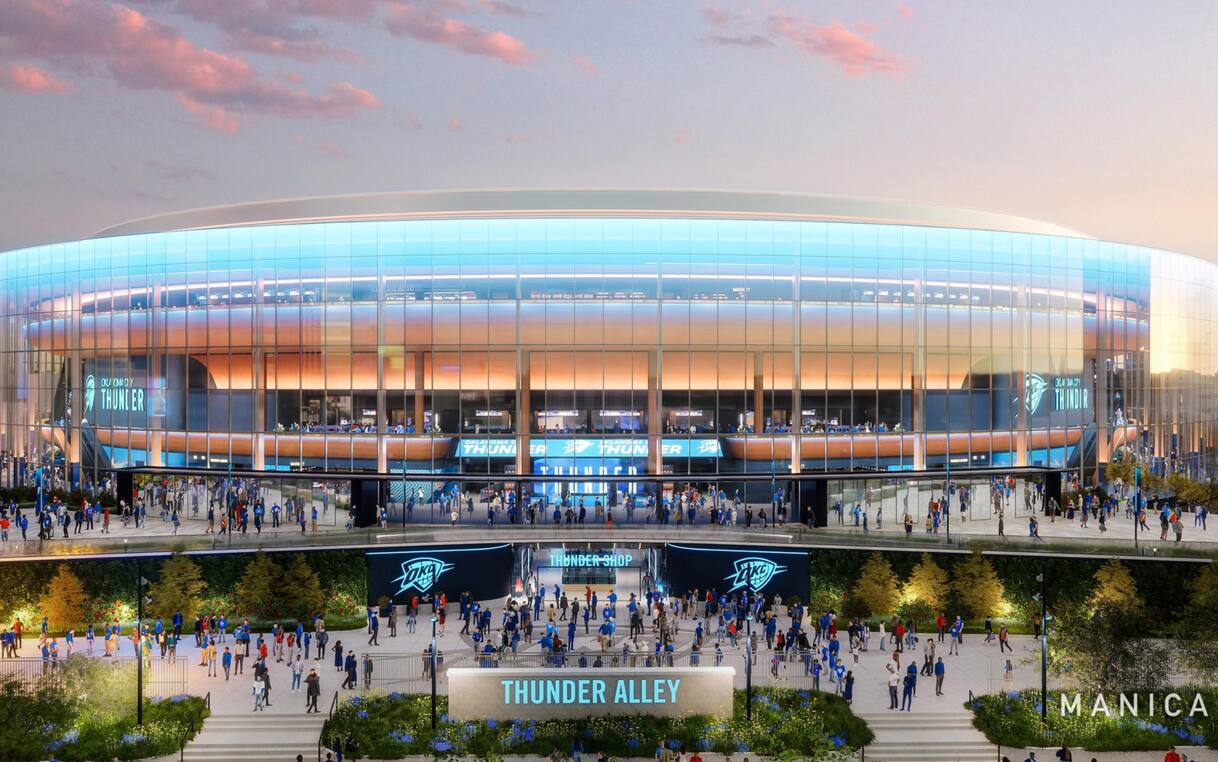 NBA, Oklahoma City pensa in grande: nel 2028 aprirà la nuova arena. TUTTE LE FOTO | Sky Sport